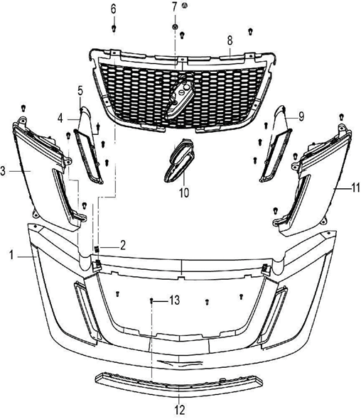 Front face panel - Speed UTV